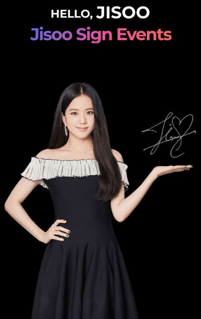 JISOO Autograph Event for CELEBe – BLACKPINK CAFÉ