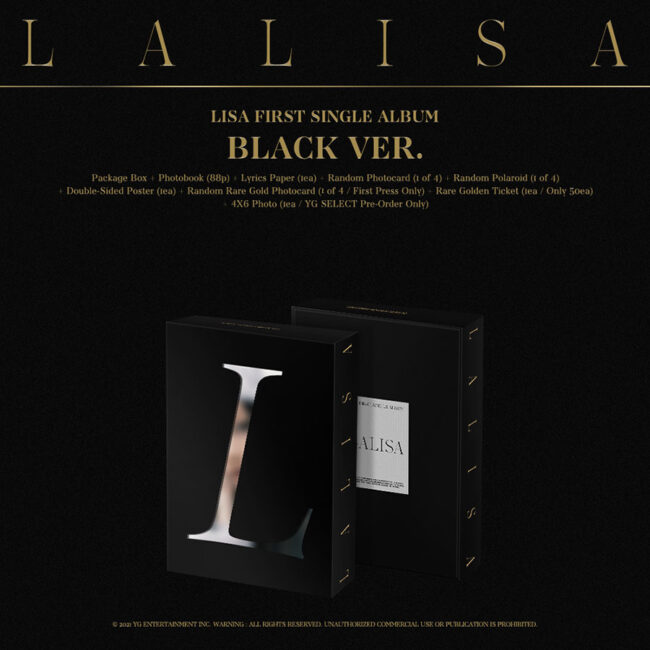 LISA First Single Album “LALISA” Pre-Order Notice – BLACKPINK CAFÉ
