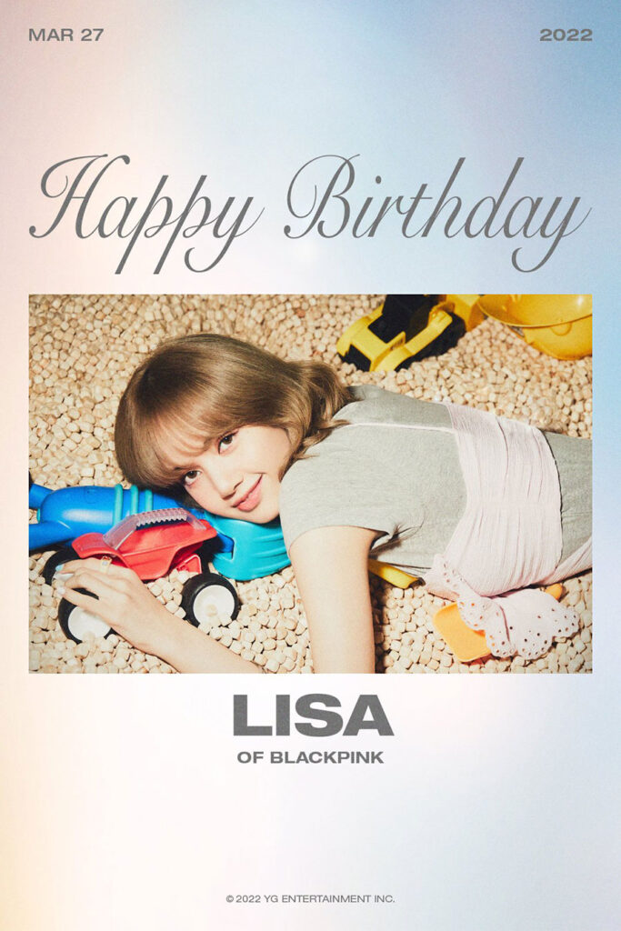 Happy Birthday LISA 🎉 – BLACKPINK CAFÉ