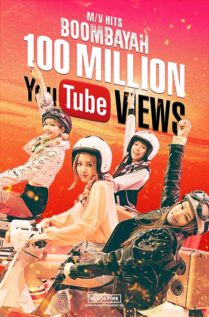 BLACKPINK’s “BOOMBAYAH” M/V Hits 100 Million Views on YouTube – BLACKPINK CAFÉ