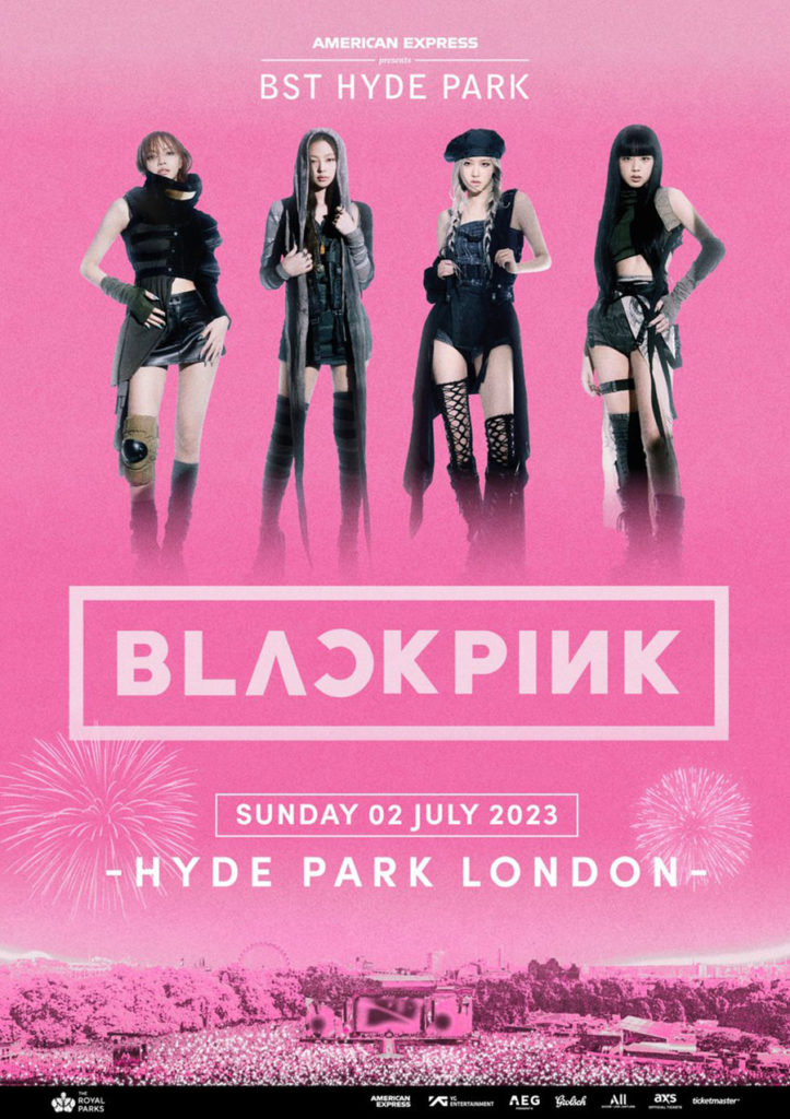 BLACKPINK Will Be Headlining the American Express Presents BST Hyde ...