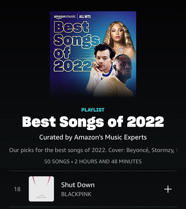 BLACKPINK’s “Shut Down” Was Ranked as the 18th Best Song of 2022 by ...