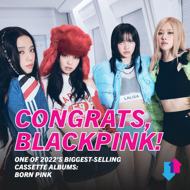 BLACKPINK’s “BORN PINK” Was the 8th Best-Selling Cassette of 2022 in the U.K. Official Charts ...