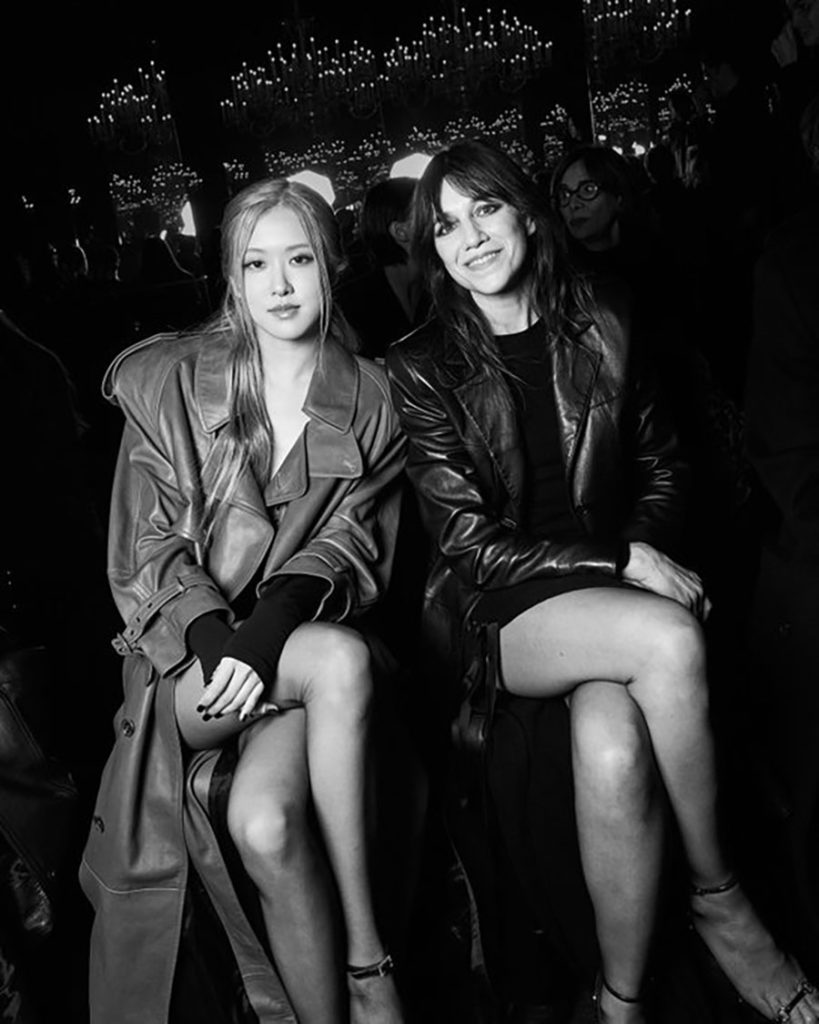 ROSÉ at the Yves Saint Laurent FW23 Show in Paris – BLACKPINK CAFÉ