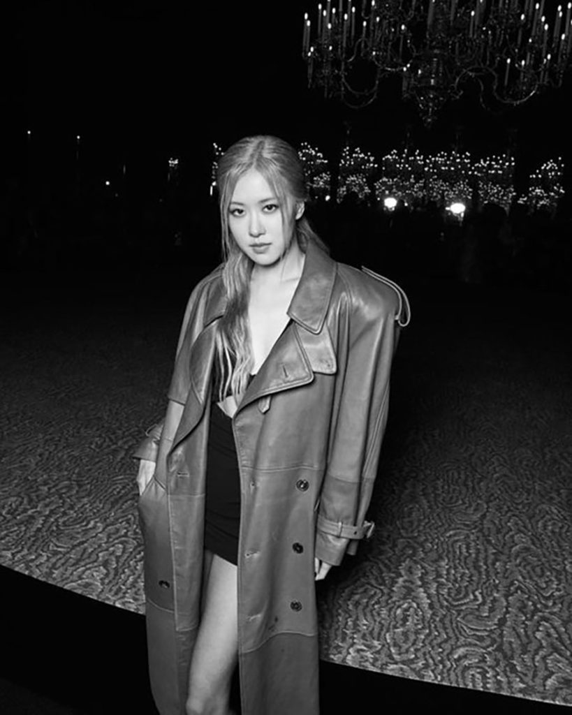 ROSÉ at the Yves Saint Laurent FW23 Show in Paris – BLACKPINK CAFÉ