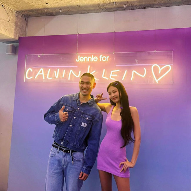 JENNIE at the “JENNIE for Calvin Klein” Pop-Up Store in Seoul ...