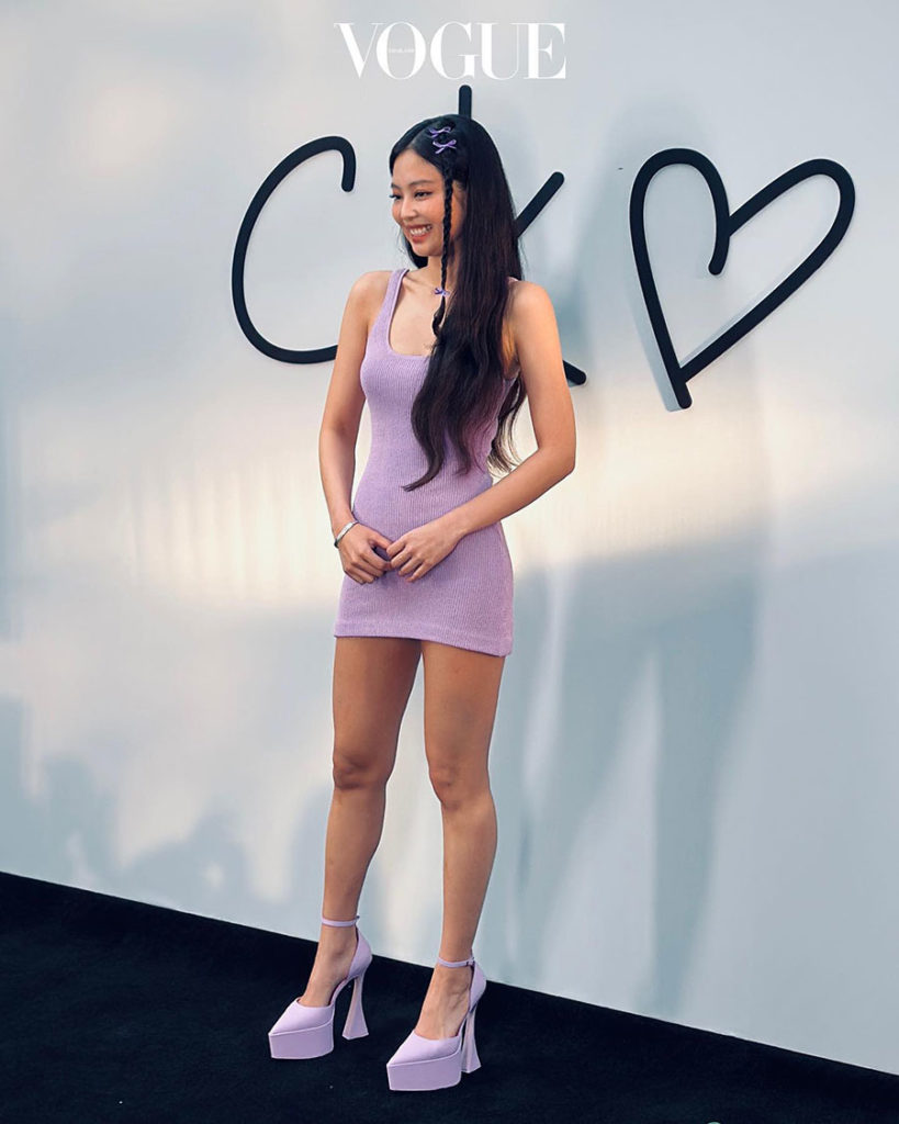 JENNIE at the “JENNIE for Calvin Klein” Pop-Up Store in Seoul ...