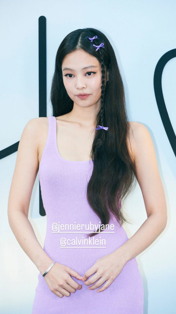 JENNIE at the “JENNIE for Calvin Klein” Pop-Up Store in Seoul ...