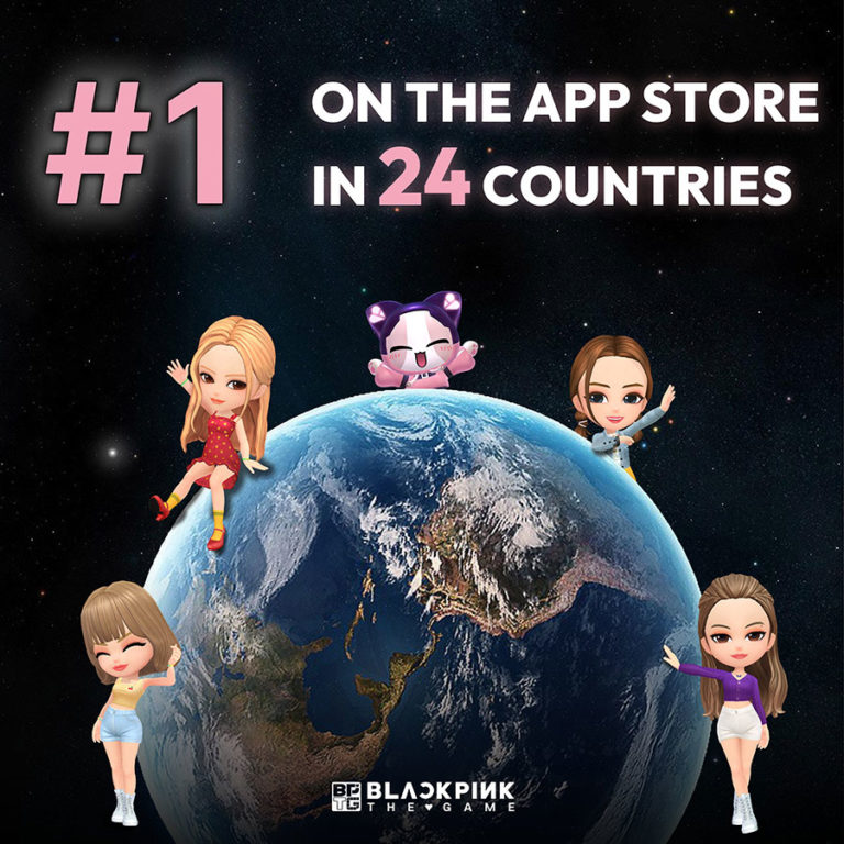 BLACKPINK THE GAME Has Ranked #1 on the App Store in 24 Countries Around the World! – BLACKPINK CAFÉ