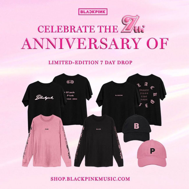 BLACKPINK 7th Anniversary Limited Edition U.S. Merch – BLACKPINK CAFÉ