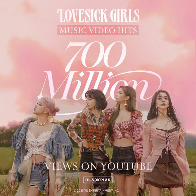 BLACKPINK’s “Lovesick Girls” M/V Hits 700 Million Views on YouTube ...
