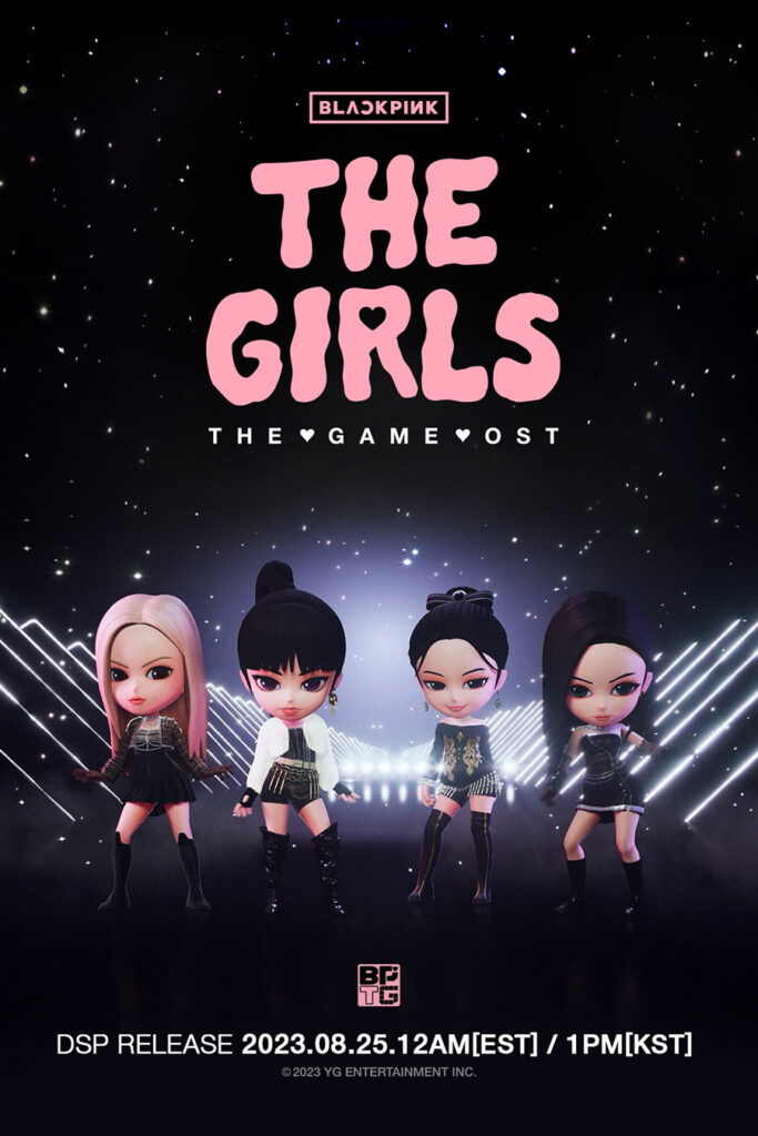 BLACKPINK Digital Single BPTG OST “THE GIRLS” Release Poster ...