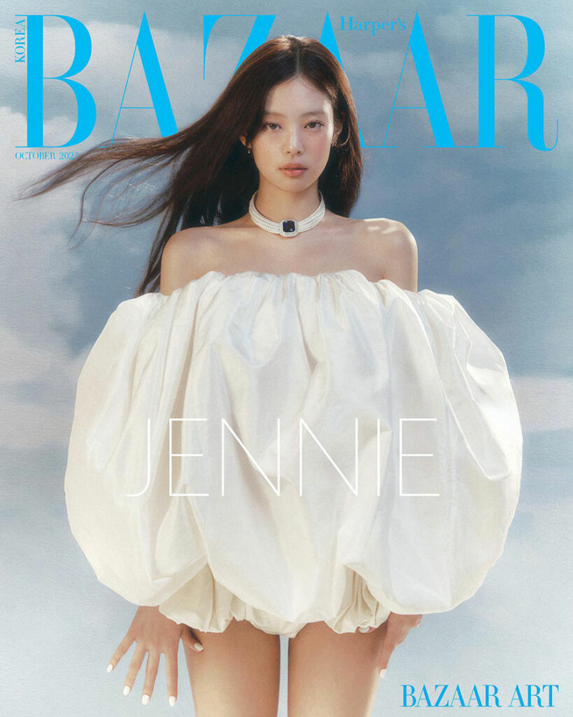 JENNIE x Jacquemus for Harper’s Bazaar Korea October 2023 – BLACKPINK CAFÉ
