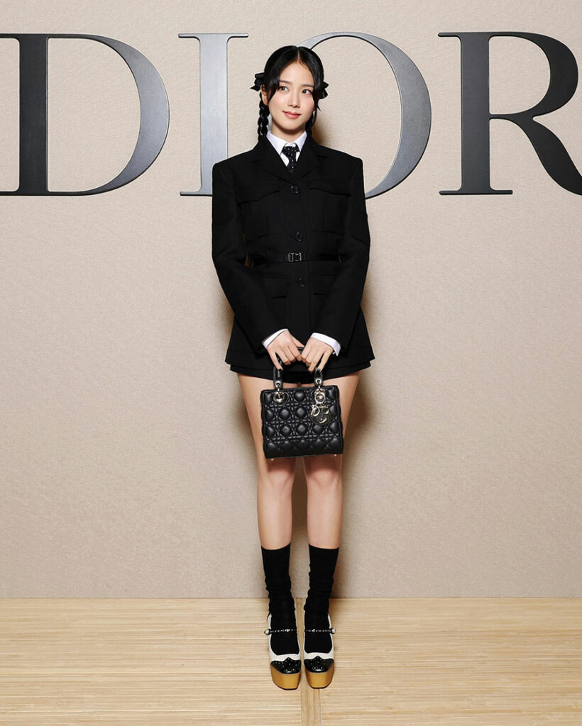 JISOO at the Dior “Autumn-Winter 2024-2025 Ready-to-Wear” Collection ...