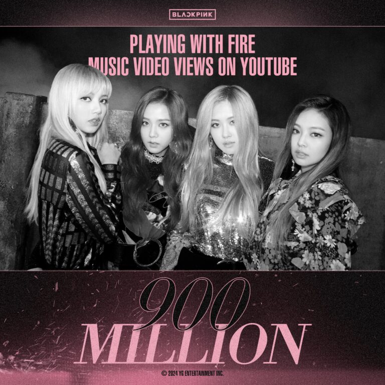 BLACKPINK’s “PLAYING WITH FIRE” M/V Hits 900 Million Views on YouTube ...
