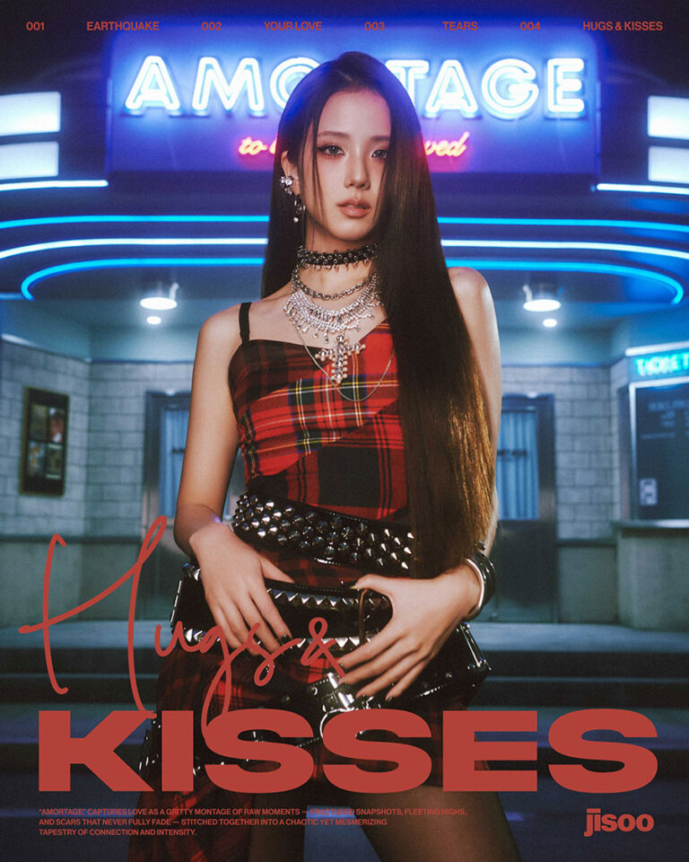 JISOO “AMORTAGE” Hugs & Kisses Concept Poster – BLACKPINK CAFÉ