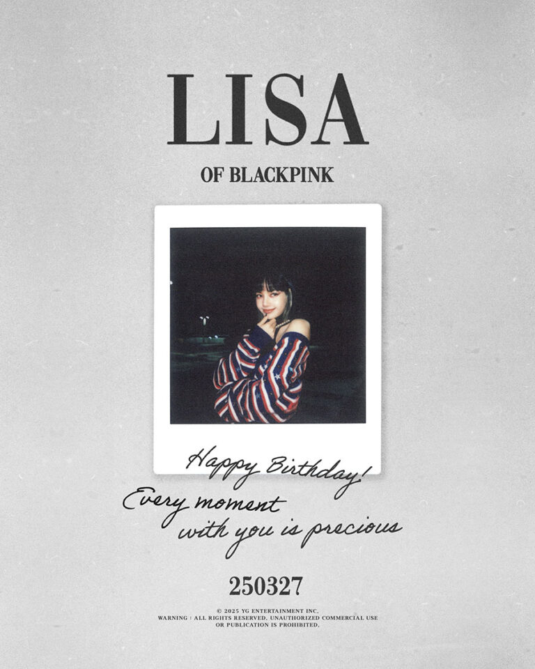 Happy Birthday LISA! – BLACKPINK CAFÉ