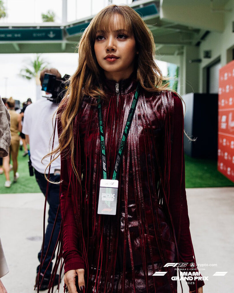 LISA at the F1 Grand Prix in Miami – BLACKPINK CAFÉ