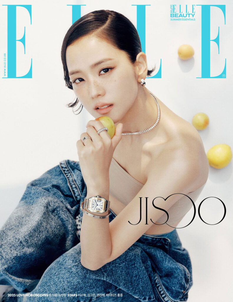 JISOO for ELLE Korea July 2025 – BLACKPINK CAFÉ