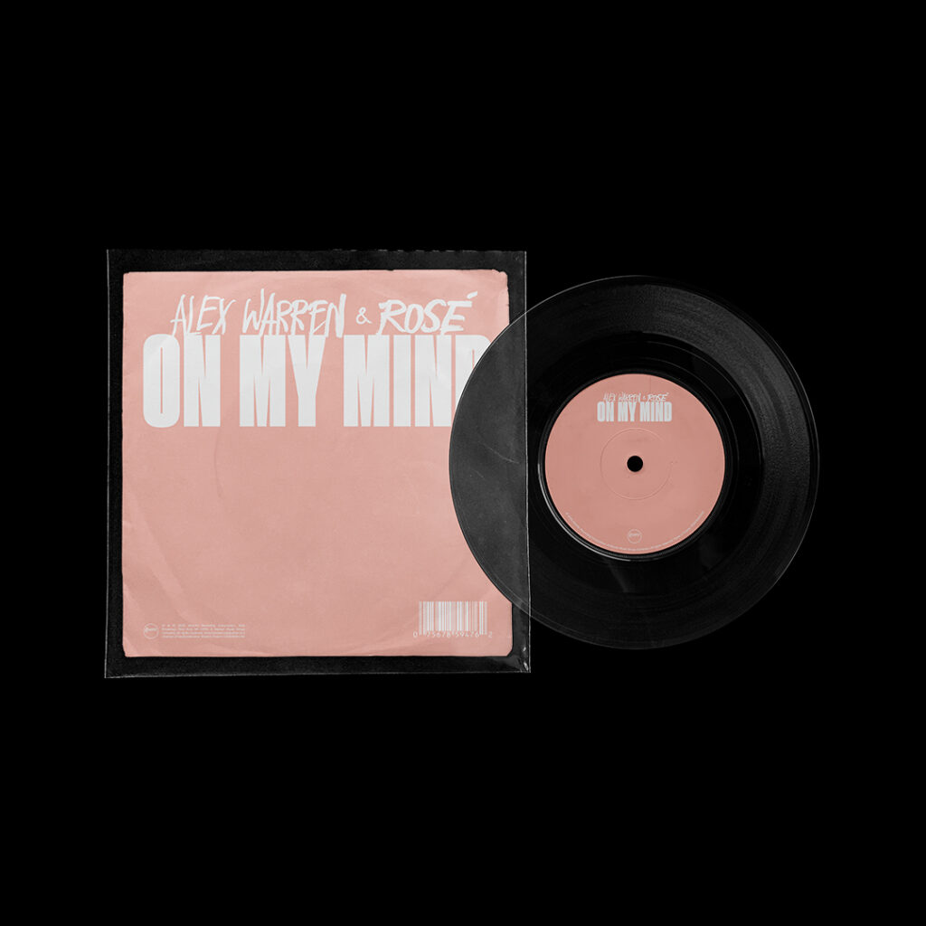 Alex Warren & ROSÉ “On My Mind” Vinyl and CD Pre-Order – BLACKPINK CAFÉ