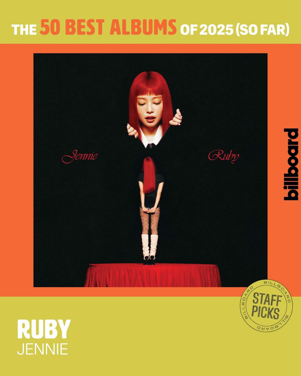 Billboard Selected JENNIE’s “RUBY” As One of the Best Albums of 2025 ...
