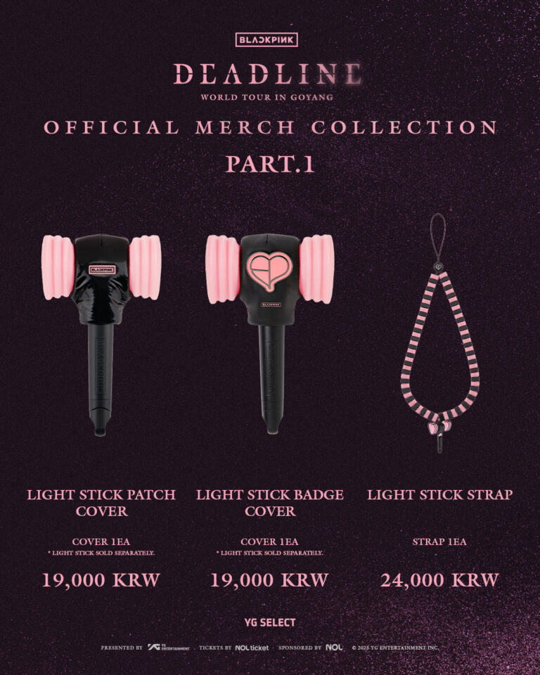 BLACKPINK WORLD TOUR “DEADLINE” Official Merch Collection Part.1 ...