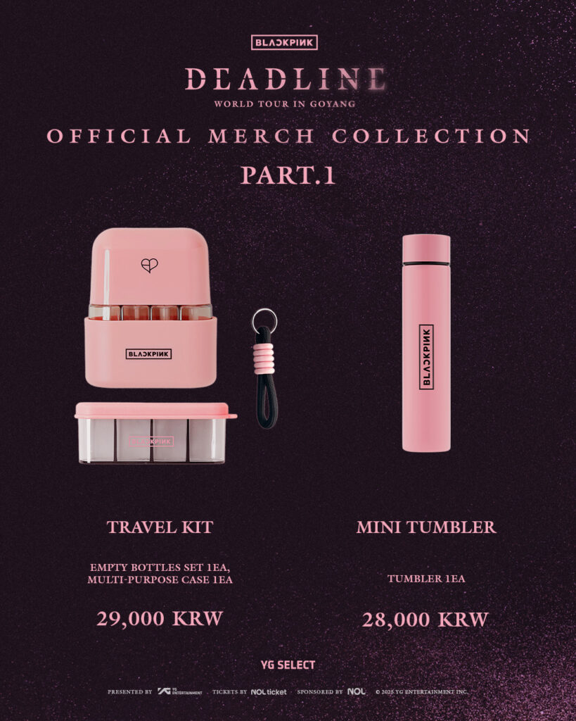 BLACKPINK WORLD TOUR “DEADLINE” Official Merch Collection Part.1 – BLACKPINK CAFÉ