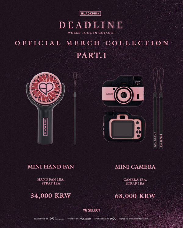 BLACKPINK WORLD TOUR “DEADLINE” Official Merch Collection Part.1 ...