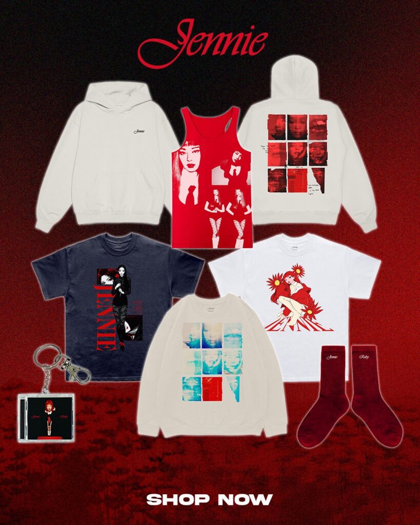 JENNIE New Merch Drop – BLACKPINK CAFÉ