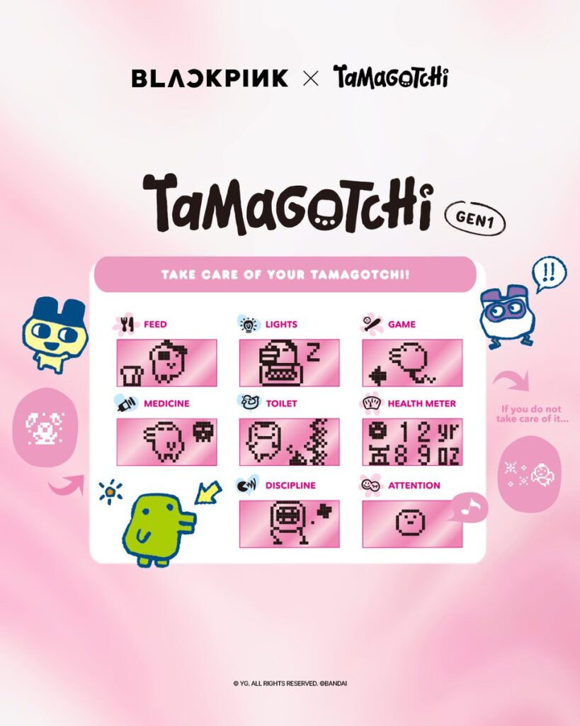 BLACKPINK x Tamagotchi – BLACKPINK CAFÉ
