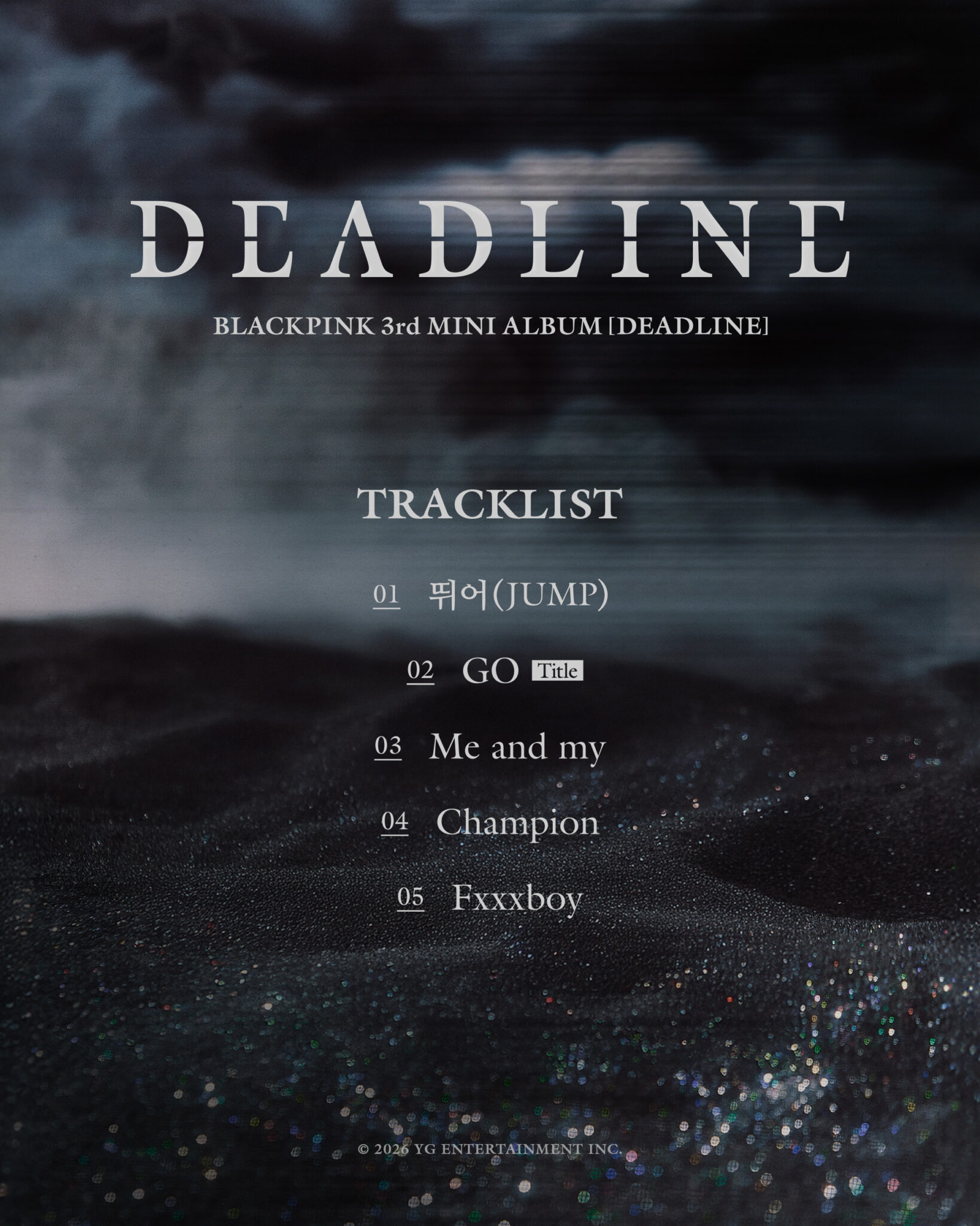 BLACKPINK “DEADLINE” Tracklist Poster – BLACKPINK CAFÉ